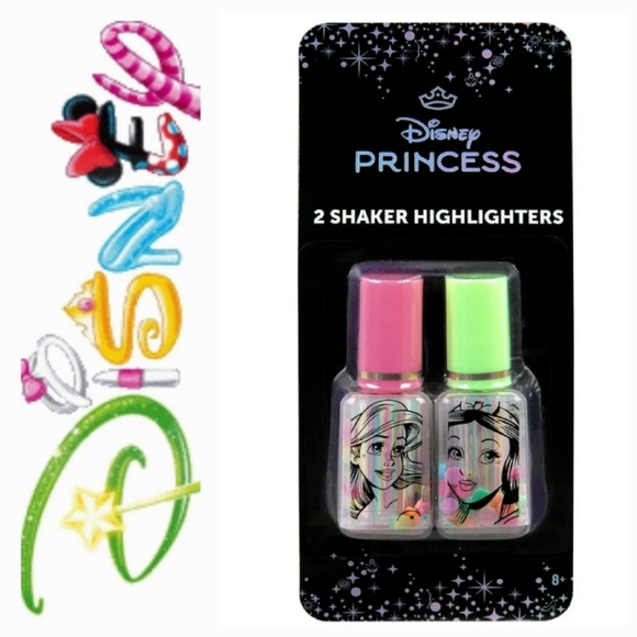 Disney | Office | Disney Princess 2 Set Shaker Ariel Snow White ...